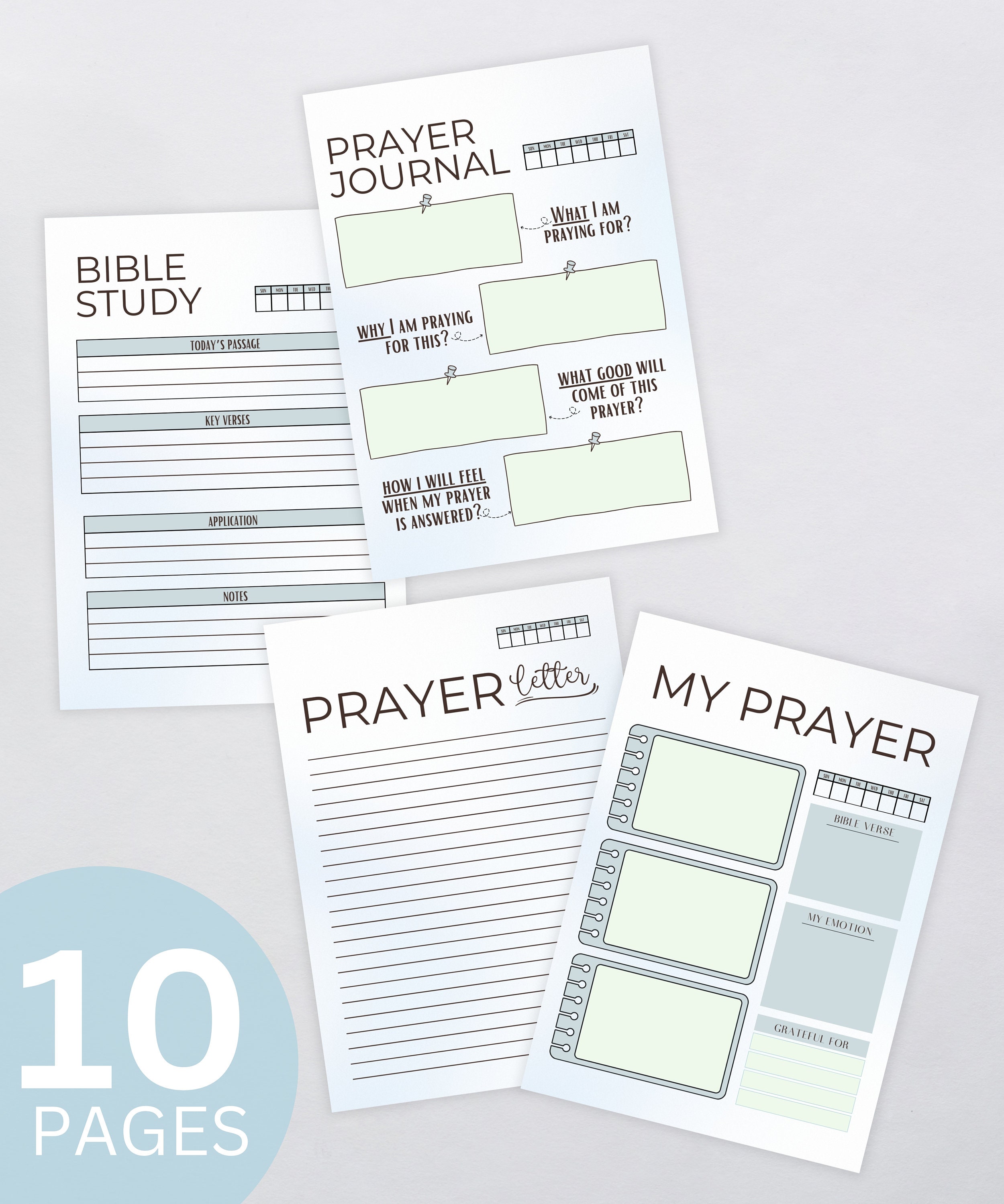Printable Bible Study Journal for Beginner, Bible Journal, Printable ...