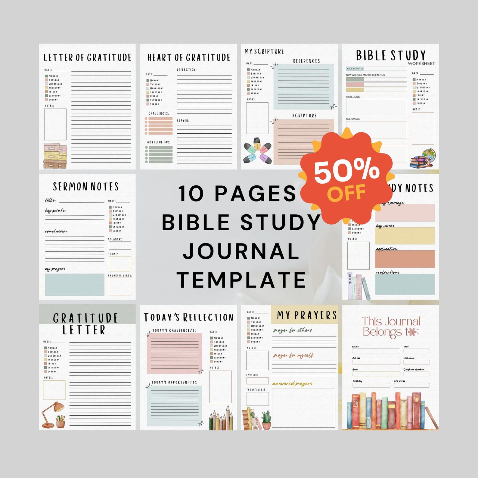 DIY Bible Study Journal, Bible Study Tools, Christian Study Journal ...