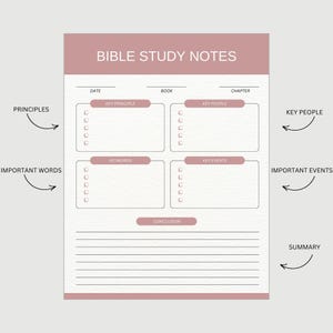 Prink Journal Template, Christian Journal Printable, Bible Study ...