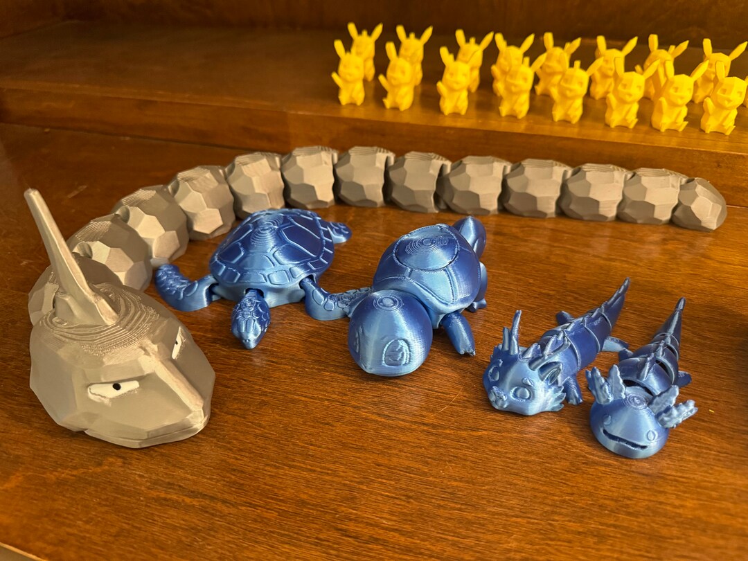 Large 2 Ft 3D Printed Articulated Onix - Etsy