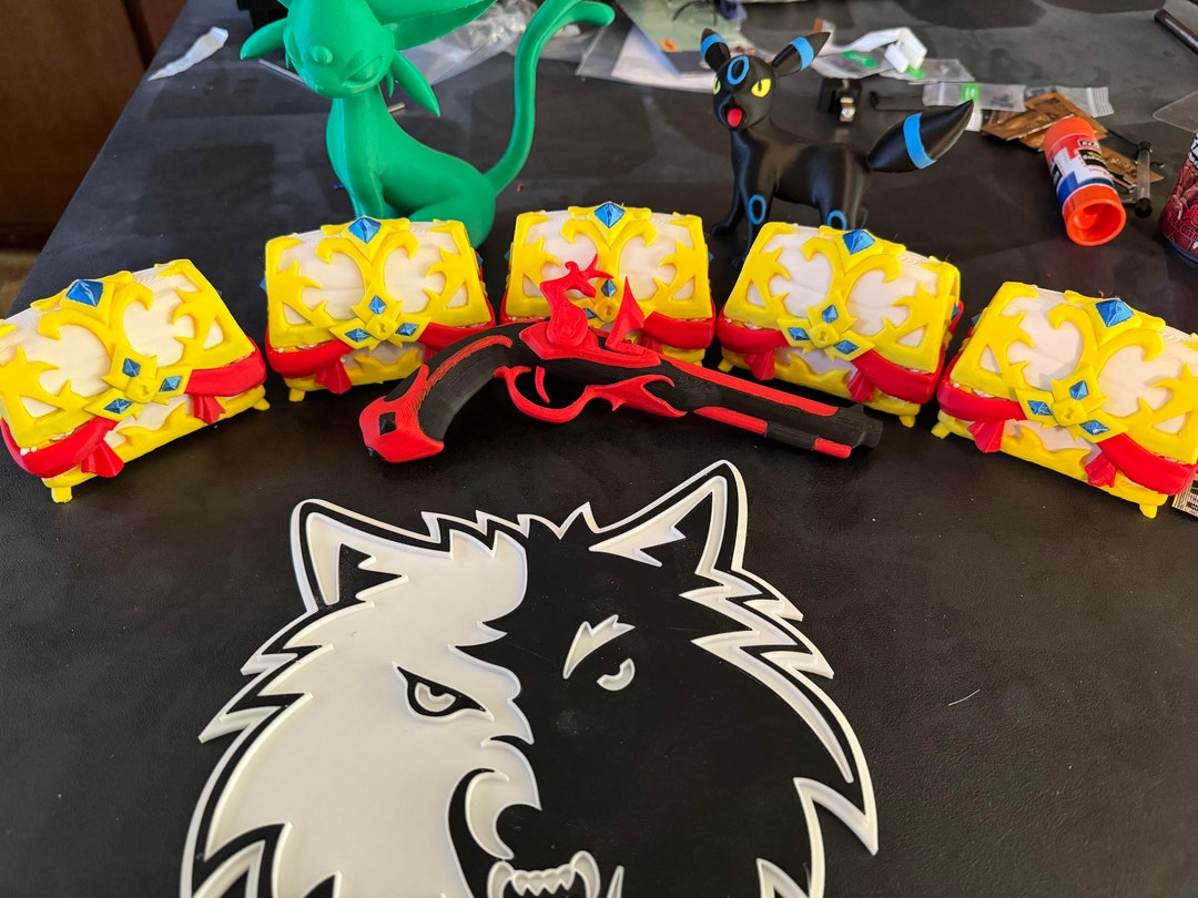 3D Printed Chest of Fortune, Sea of Thieves - Etsy