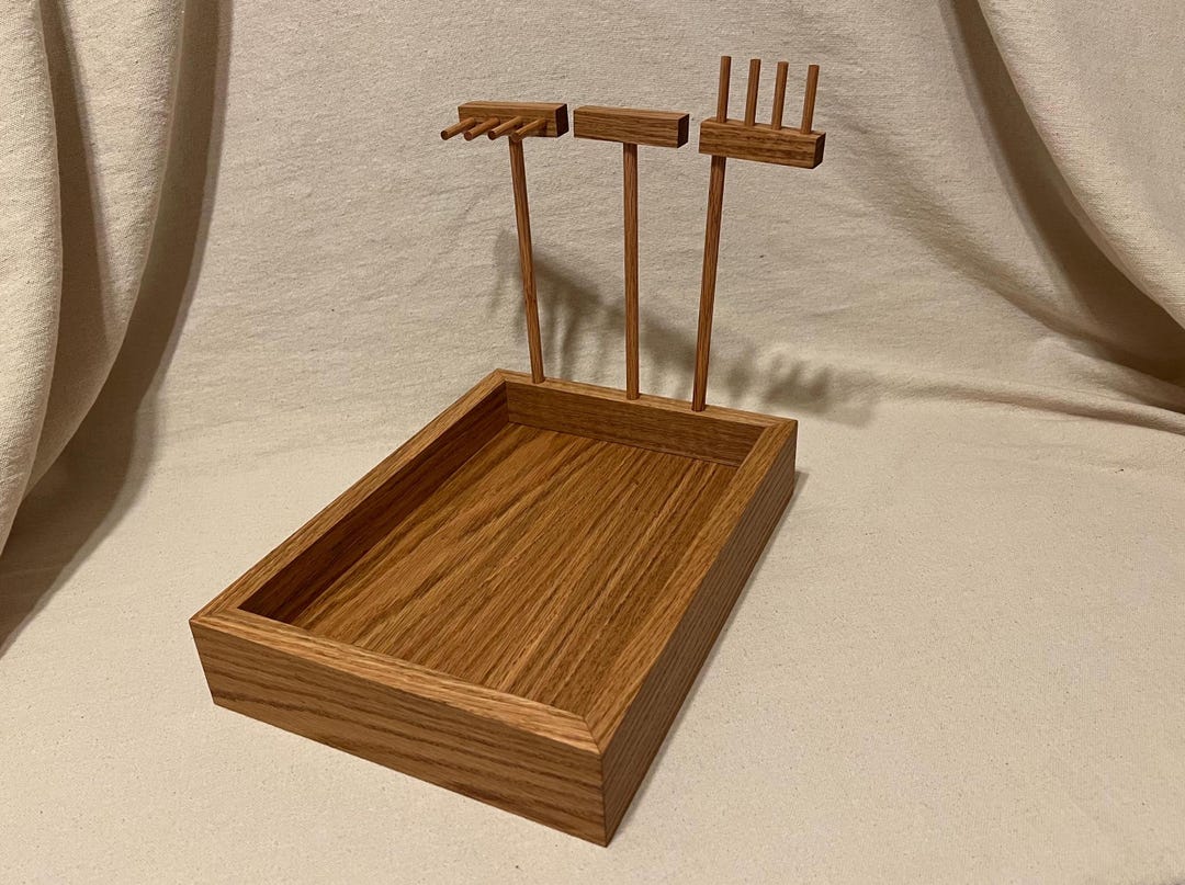 Zen Garden. DIY Zen Garden Handmade Out of Oak. Build Your Own Calming ...