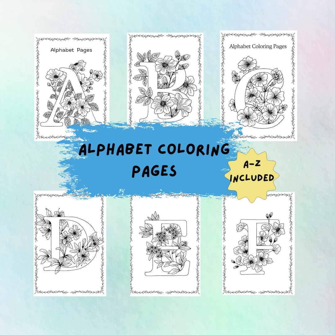 Alphabet Coloring Pages, Kids Coloring, Letters, Coloring Pages ...