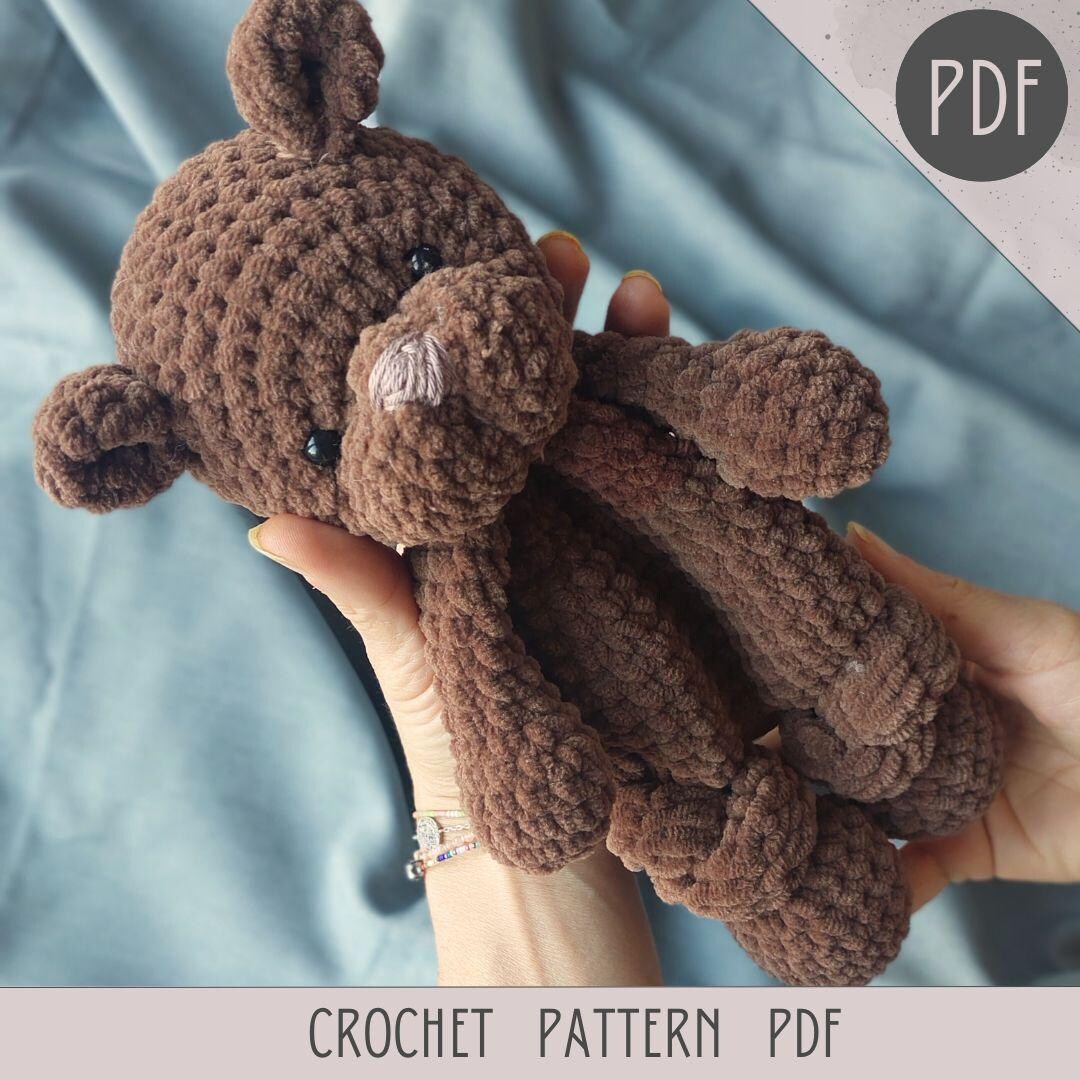 Crochet Bear | Snuggler Crochet PATTERN | PDF Crochet Pattern Snuggle ...