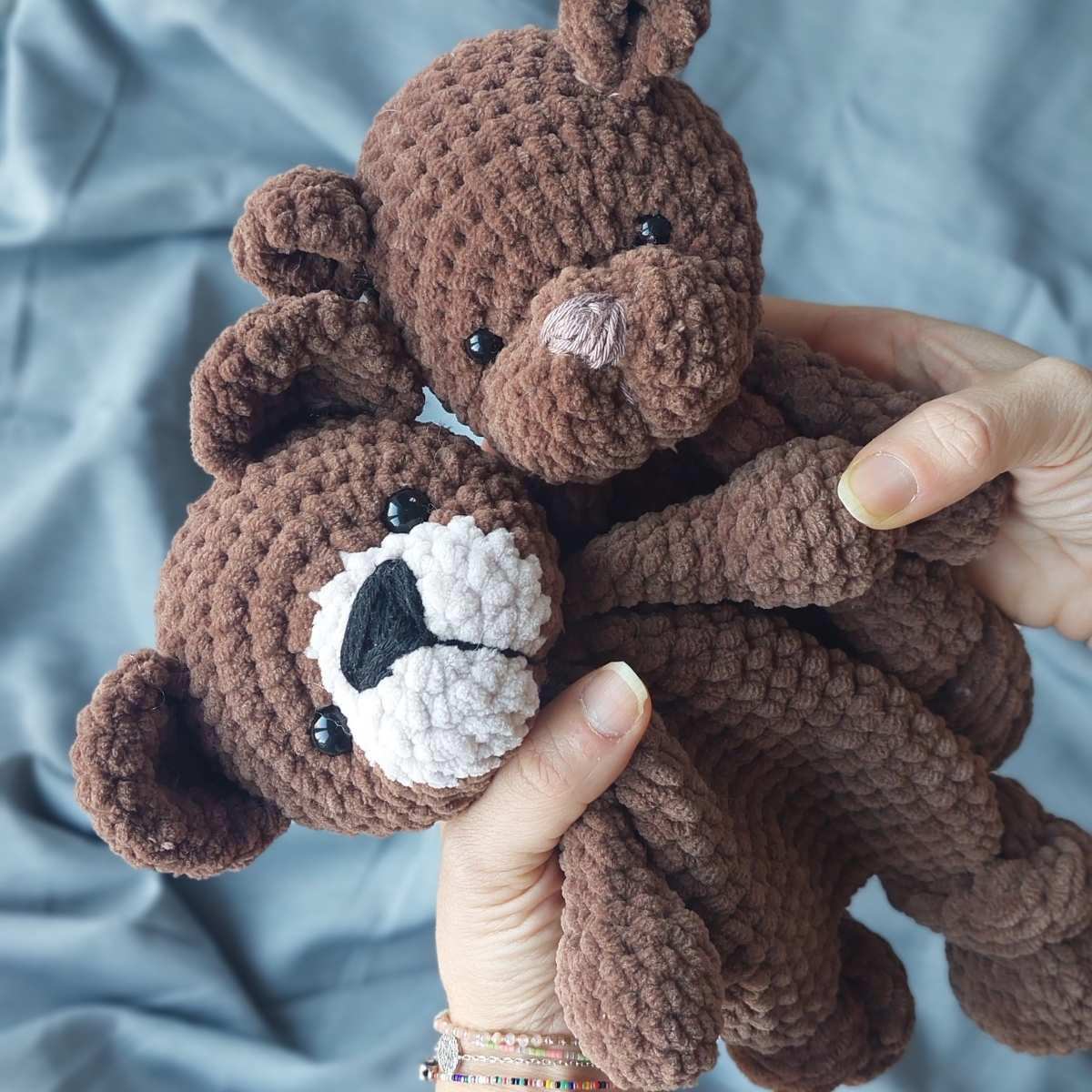 Snuggler Bear Crochet PATTERN | PDF Crochet Pattern Teddy Bear | DIY ...