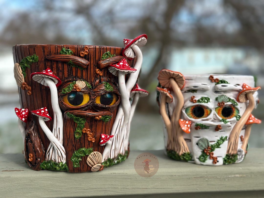 Plant Pots | Grumpy Spirits - Made to Order - Etsy