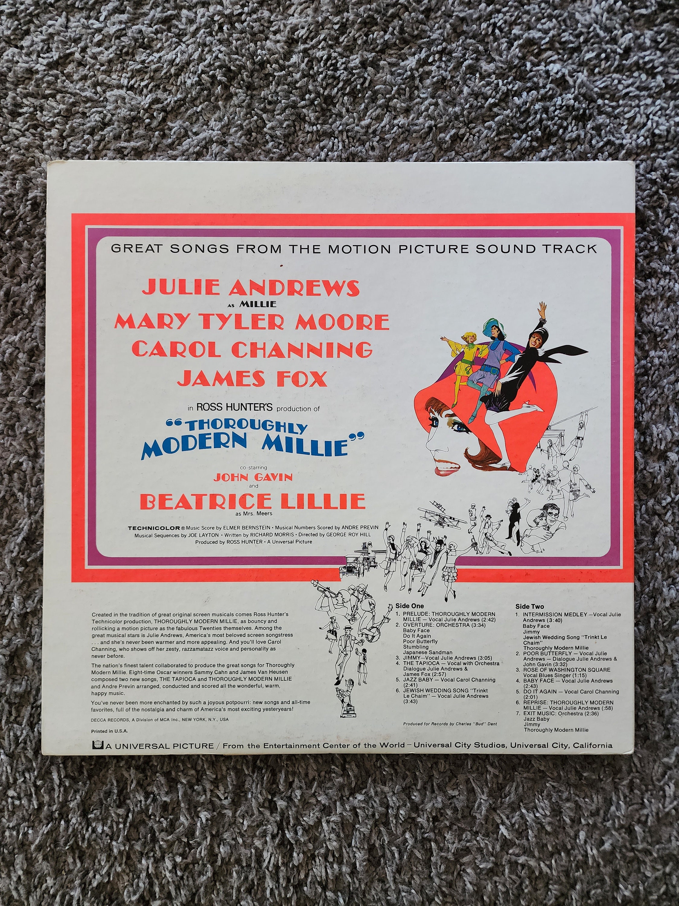 Thoroughly Modern Millie Soundtrack LP Record With Booklet - Etsy