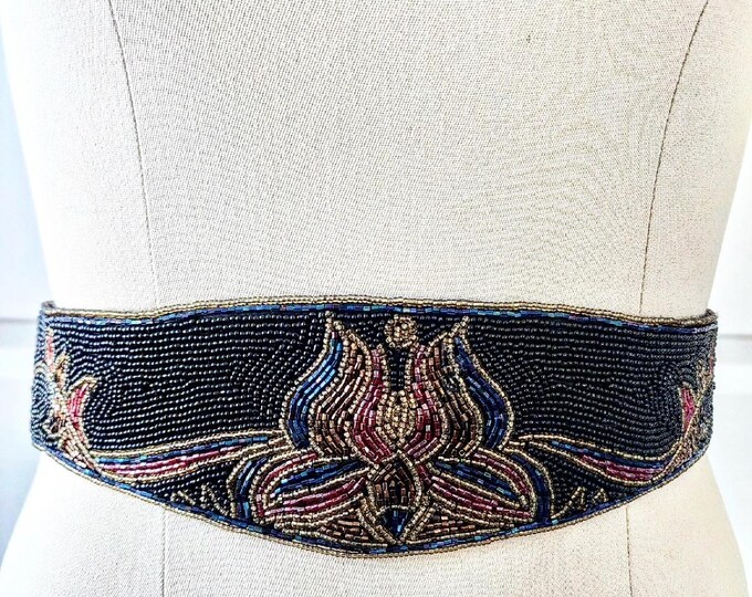 Gorgeous Beaded Boho Cummerbund Belt - Etsy