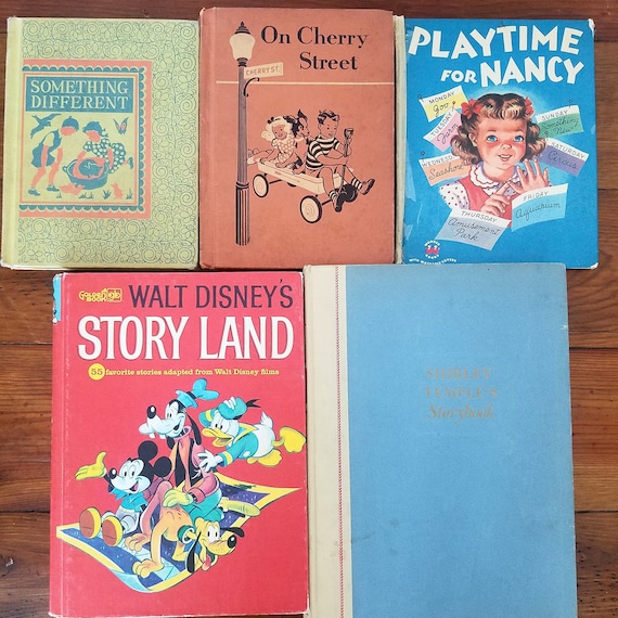 Set of 5 Children's Books From the 40s and 50s With - Etsy
