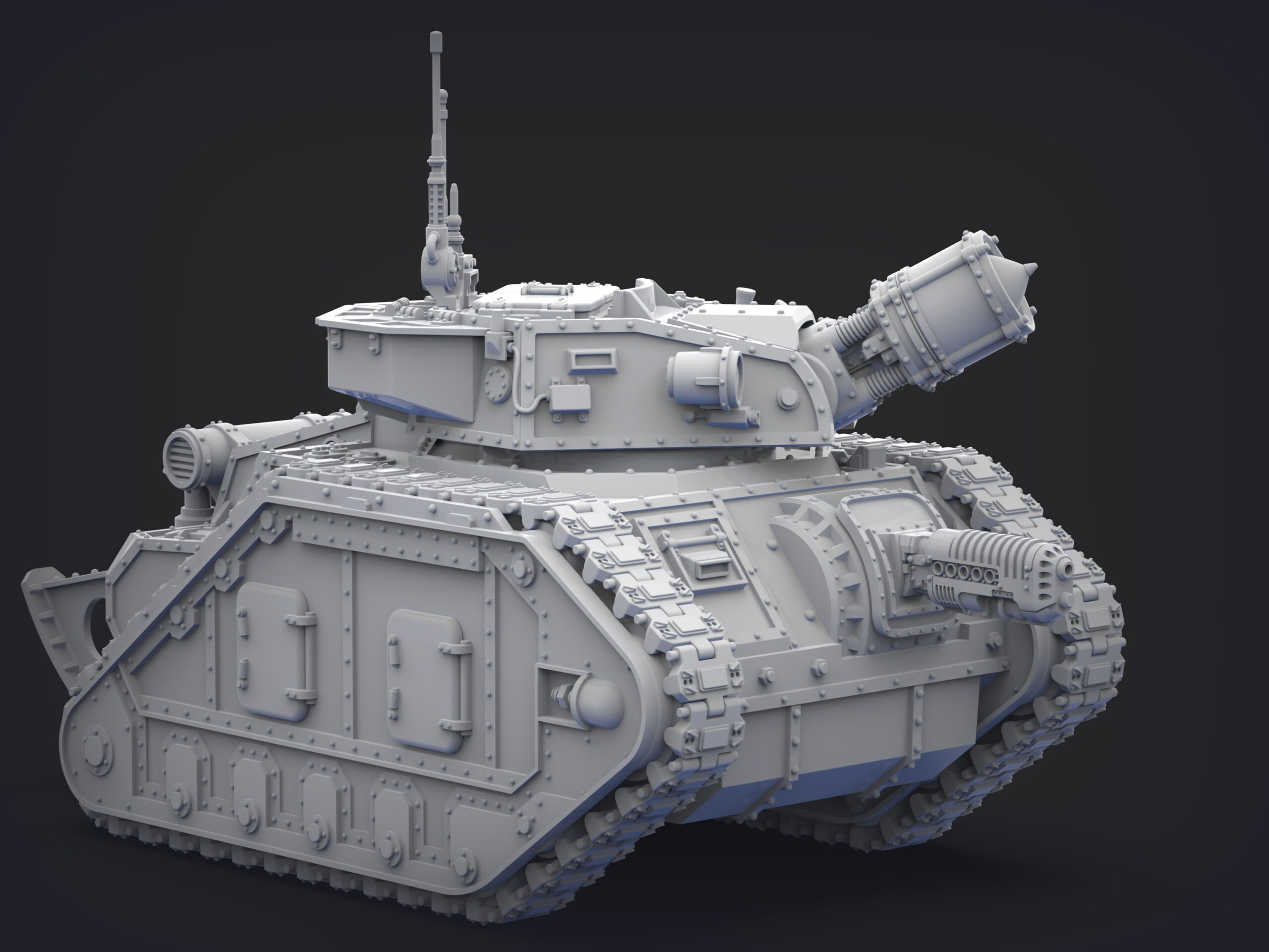 Tank of Leman Russ for the Imperium With Multiple Weapons - Etsy