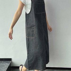 Denim Overall Dress Women, Overall Dress With Adjustable Straps, Denim ...