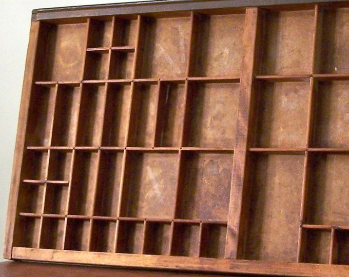 Large Rustic Vintage Printers Tray or Drawer for Shadow Box Display - Etsy