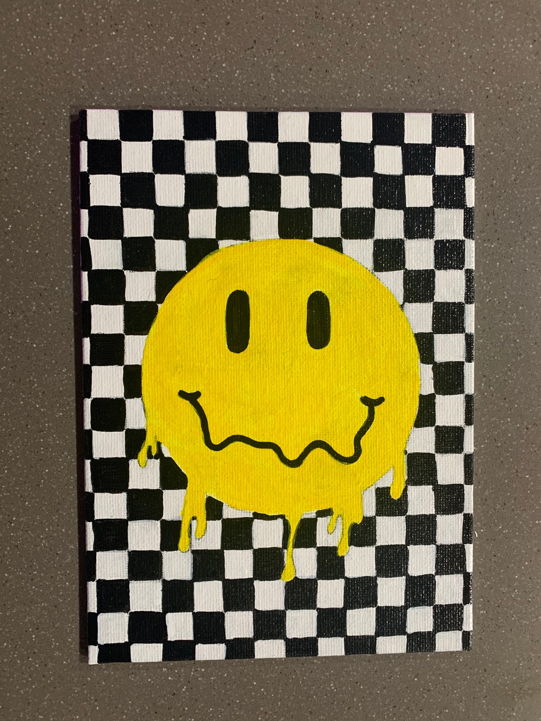 Psychedelic Smiley Face - Etsy