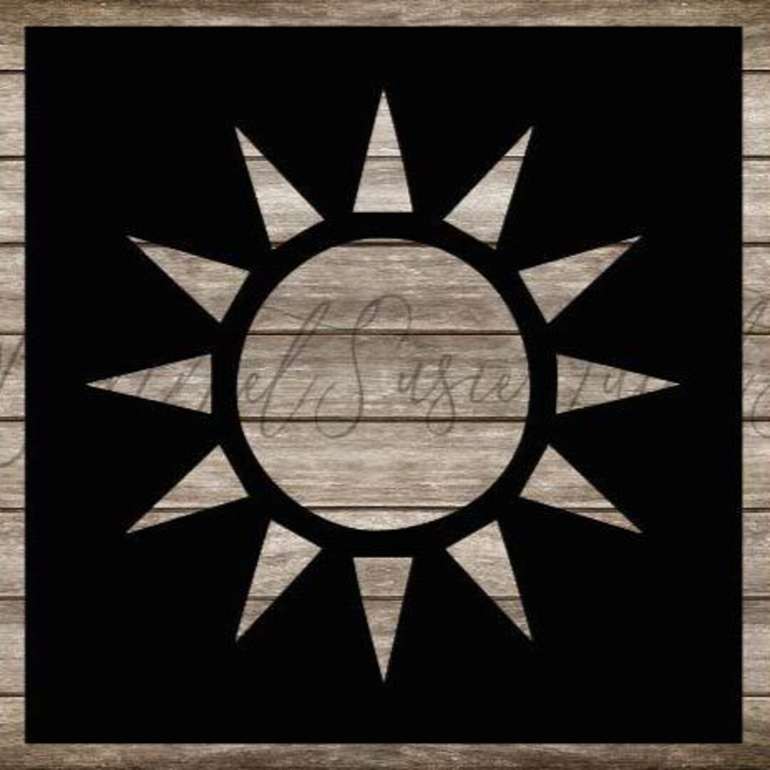 Sun Laser Cutting SVG File - Etsy