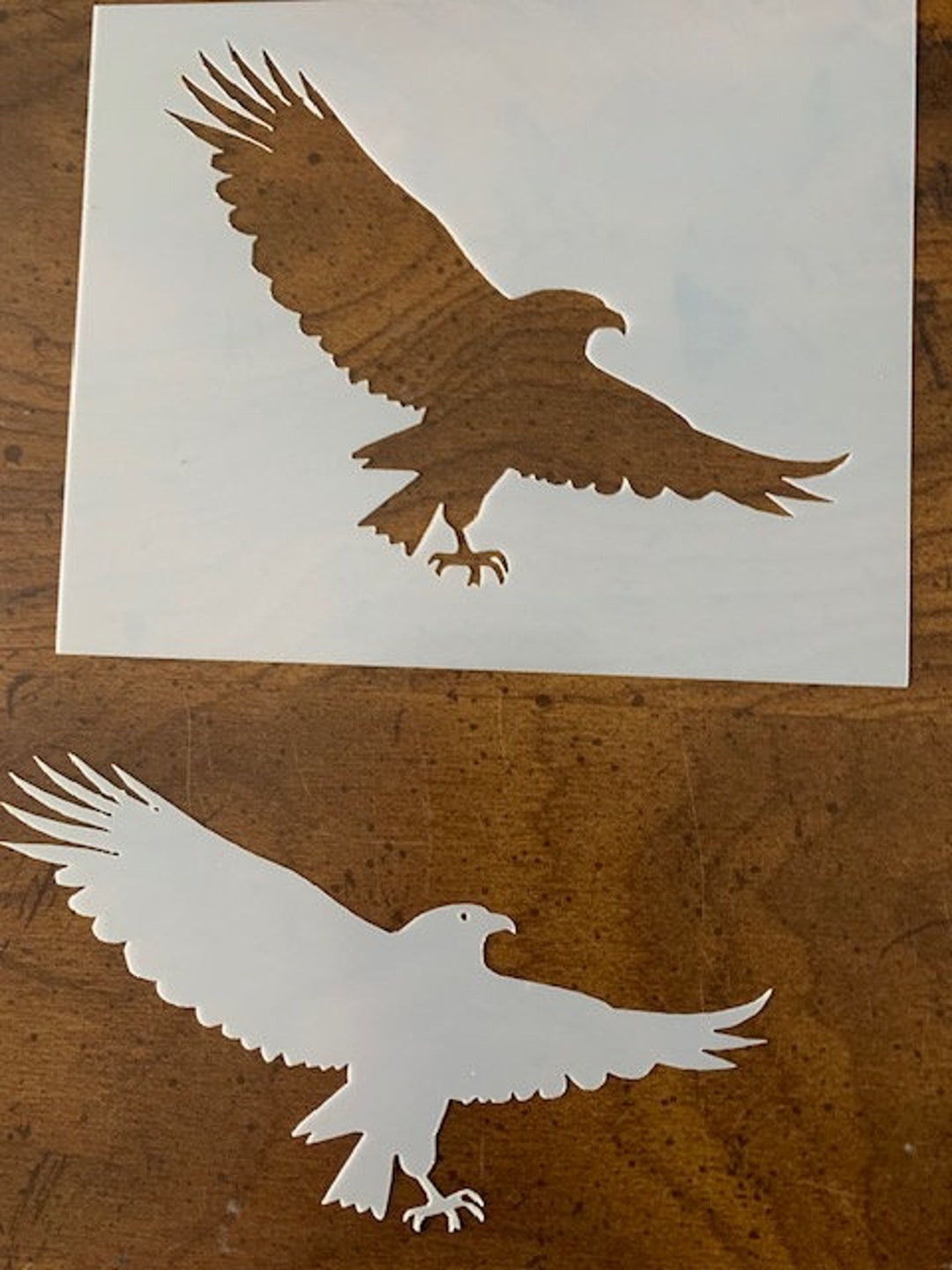Hawk Flying Stencil Laser Cut Mylar Sa13 - Etsy