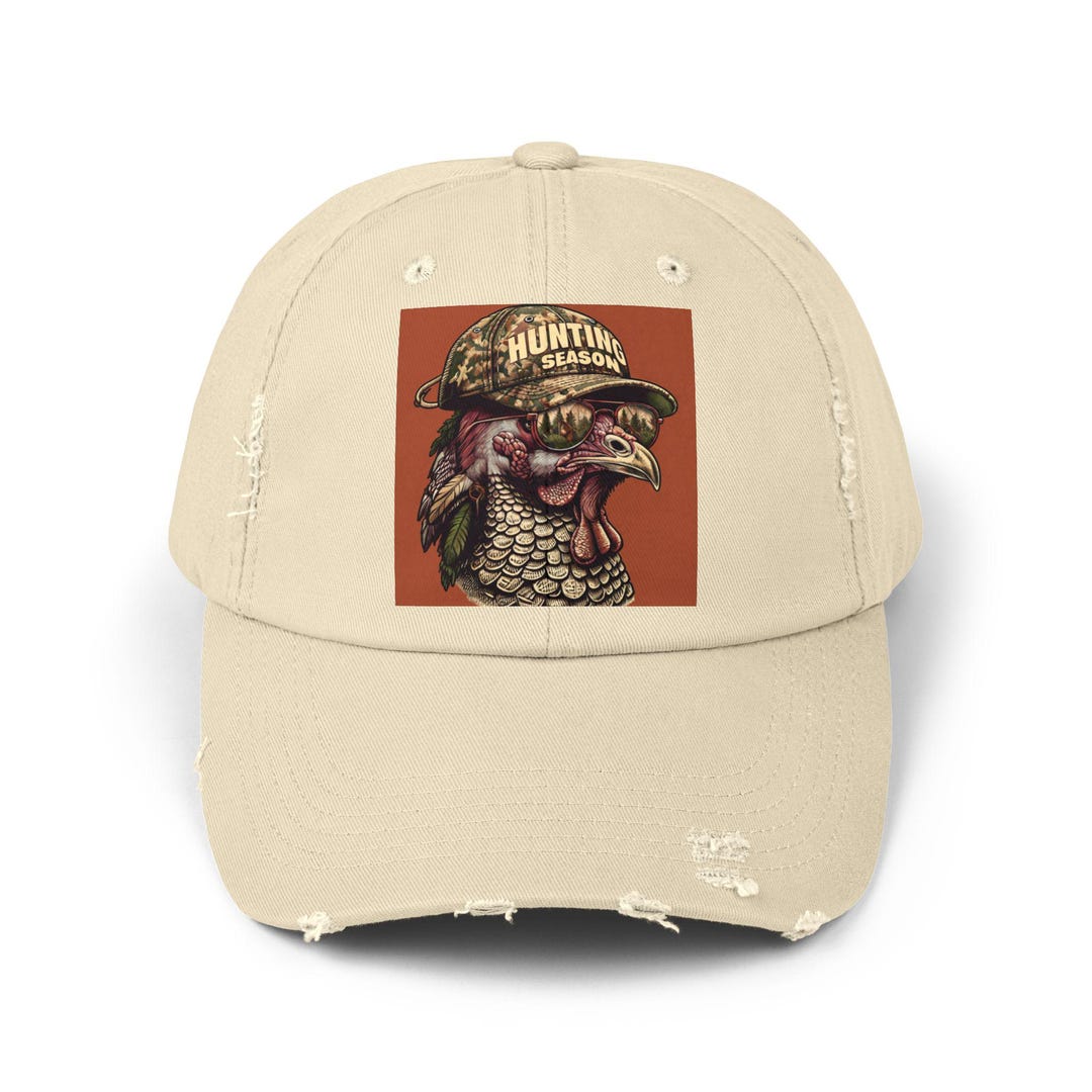 Funny Hunting Cap With Distressed Design, Gift for Hunters, Casual Outfit Accessory, Outdoor ...