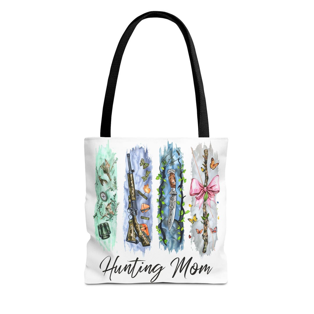 Hunting Mom Tote Bag - Outdoor Mother Gift, Camo Print Handbag, Hunting ...