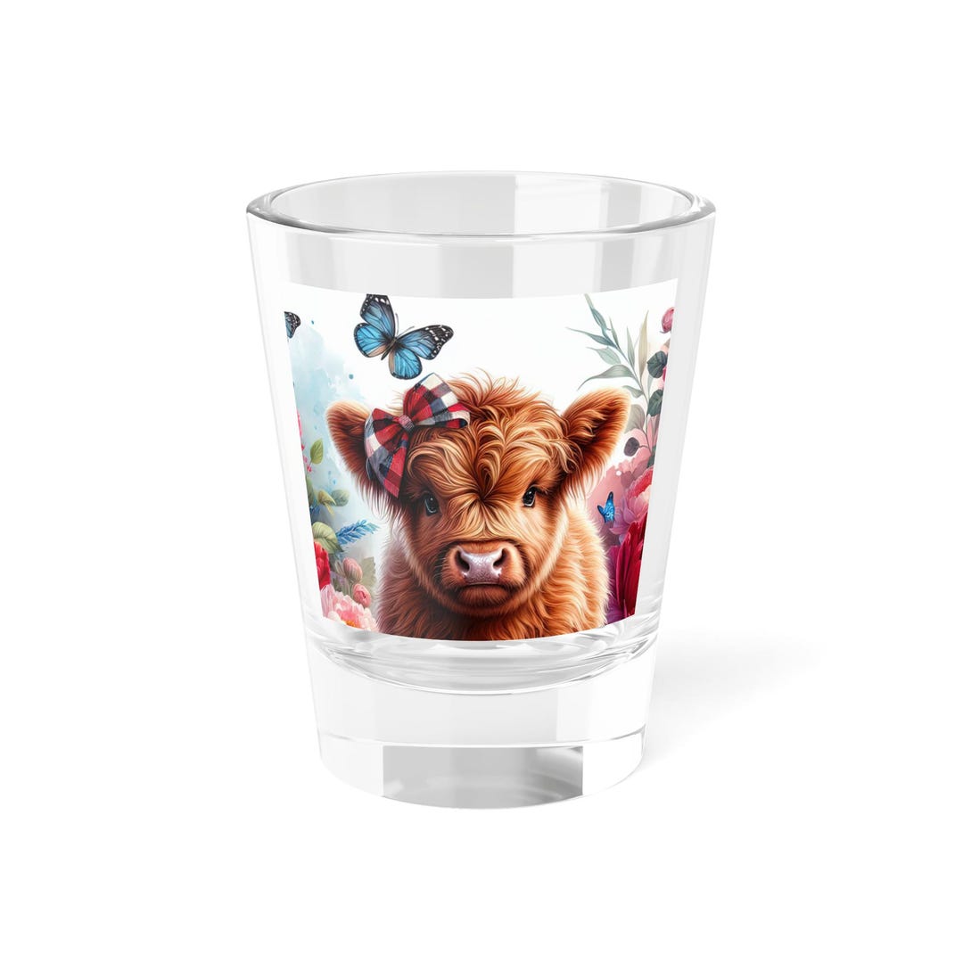 Highland Cow Shot Glass, 1 5oz - Unique Gift for Whiskey Lovers ...