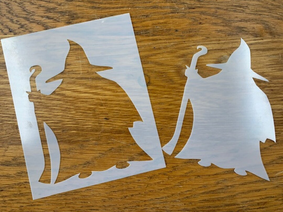 Wizard With Staff Stencil Laser Cut Mylar CM114 - Etsy