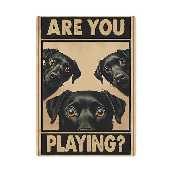Labrador Retriever Playing Cards