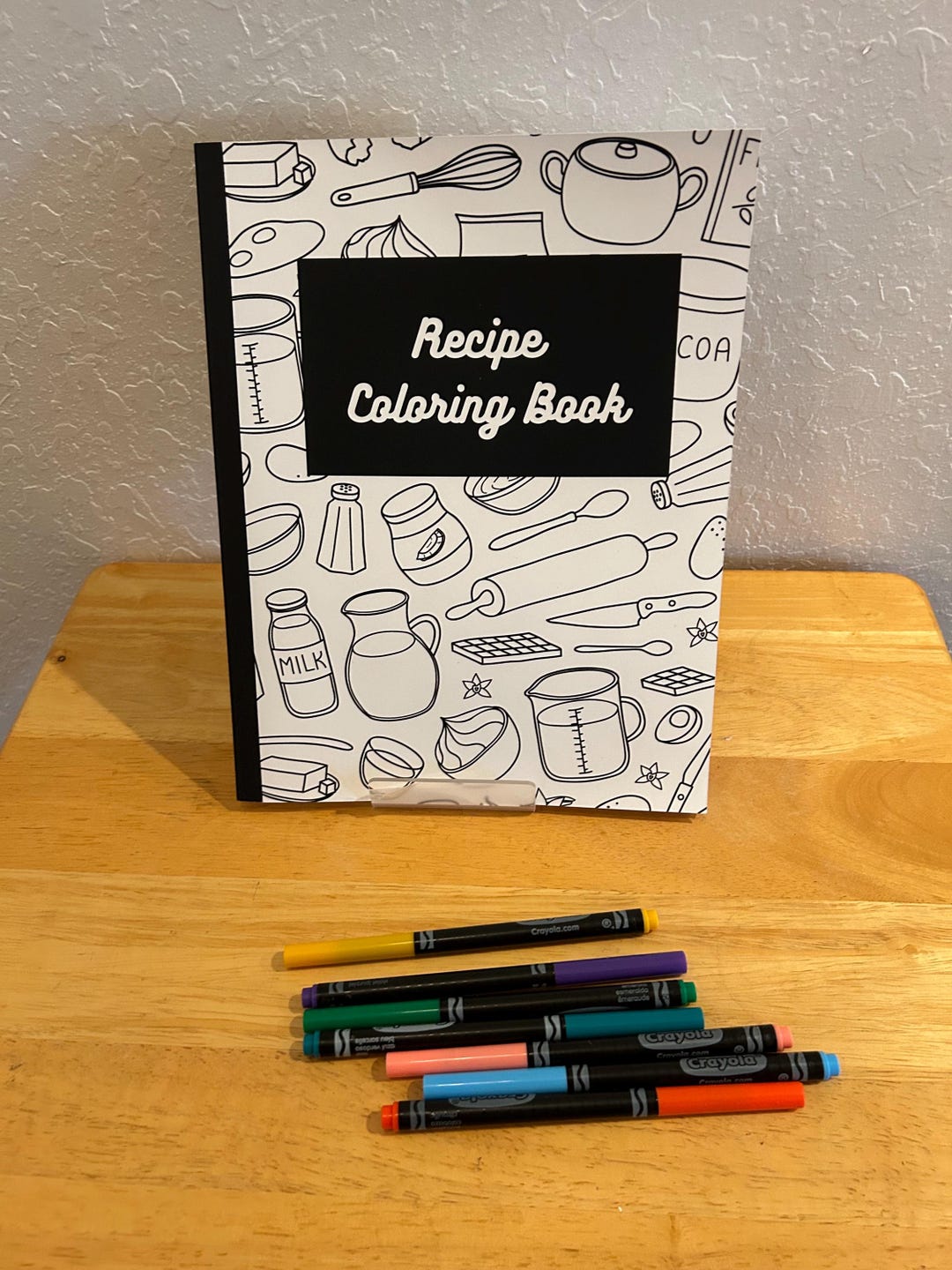 Recipe Coloring Book - Etsy
