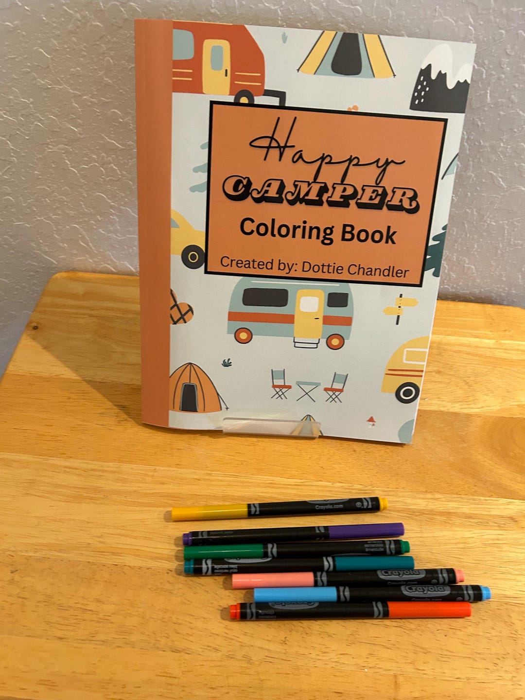 Happy Camper Coloring Book - Etsy