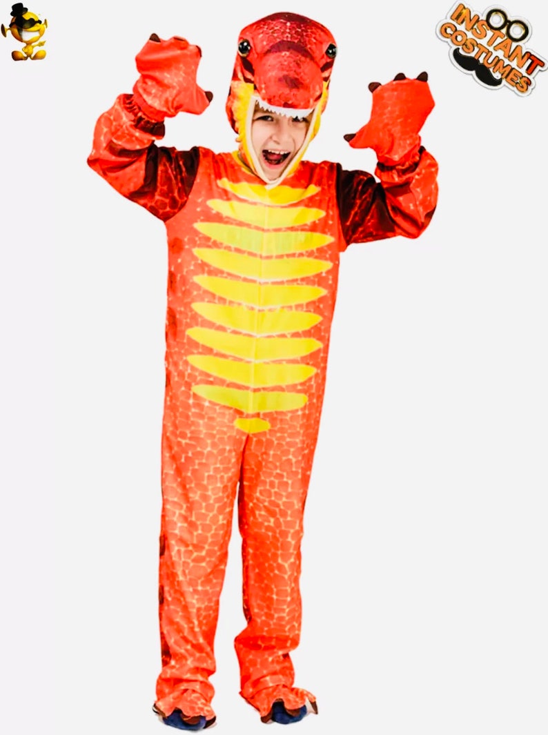Dinosaur Halloween Costume for Kids Boys Girls, Dress up Costume ...