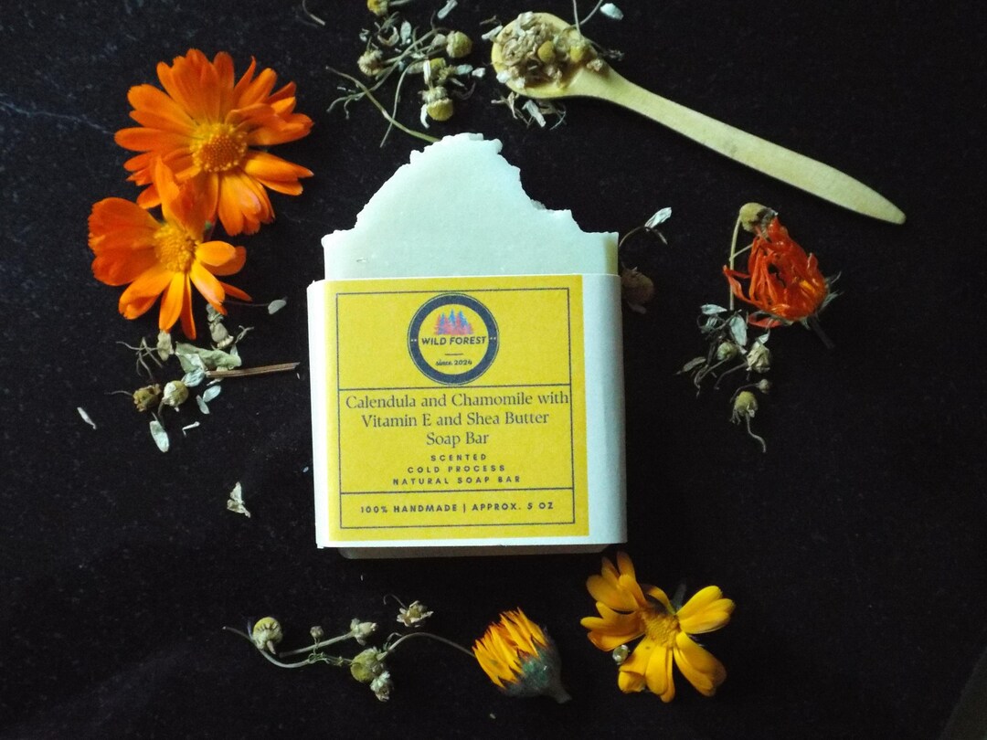 Handmade, Calendula & Chamomile Botanical Extracts Soap, All-natural ...