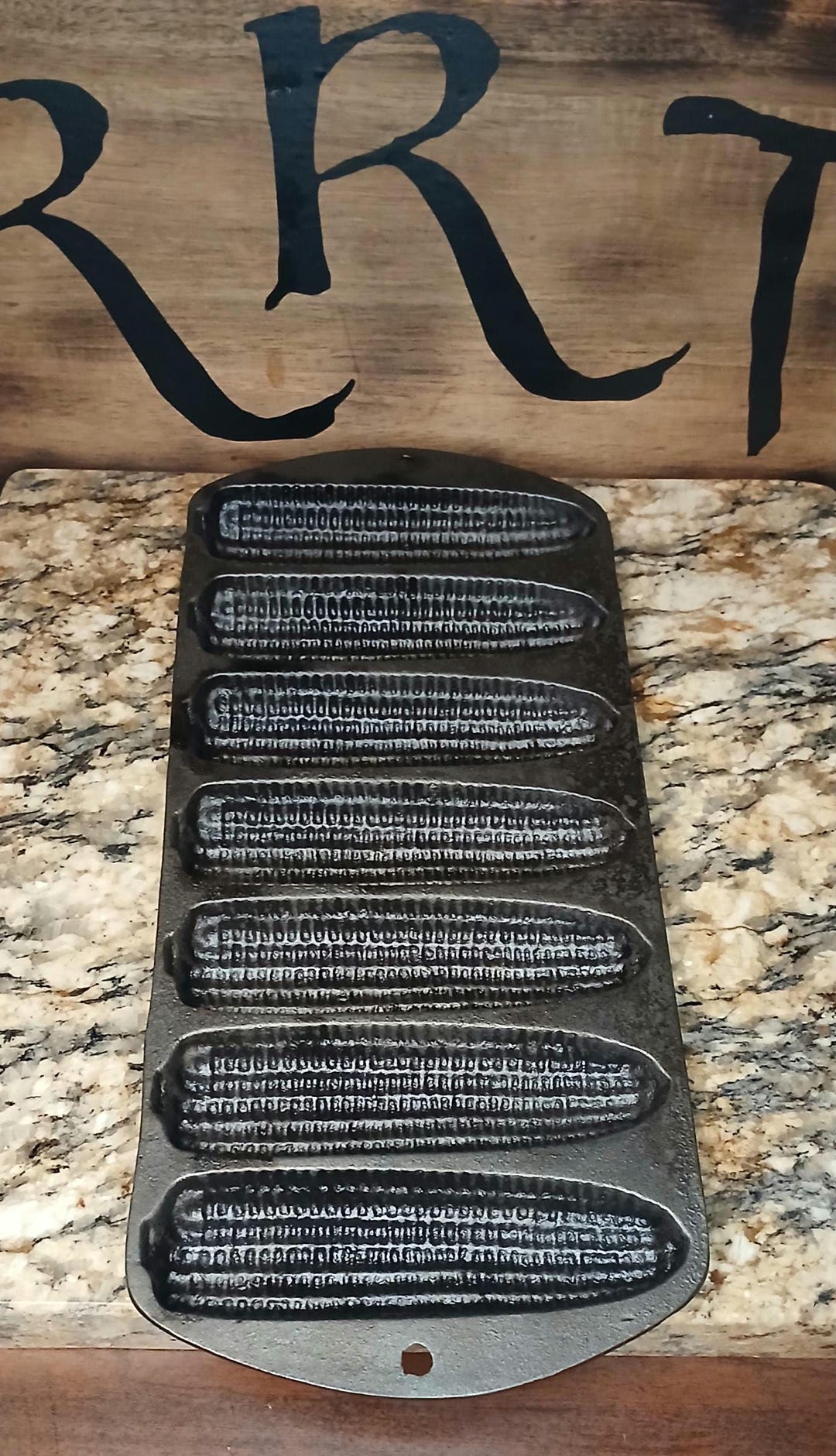 Vintage Unmarked Wagner 7 Stick Cast Iron Corn Mold - Etsy