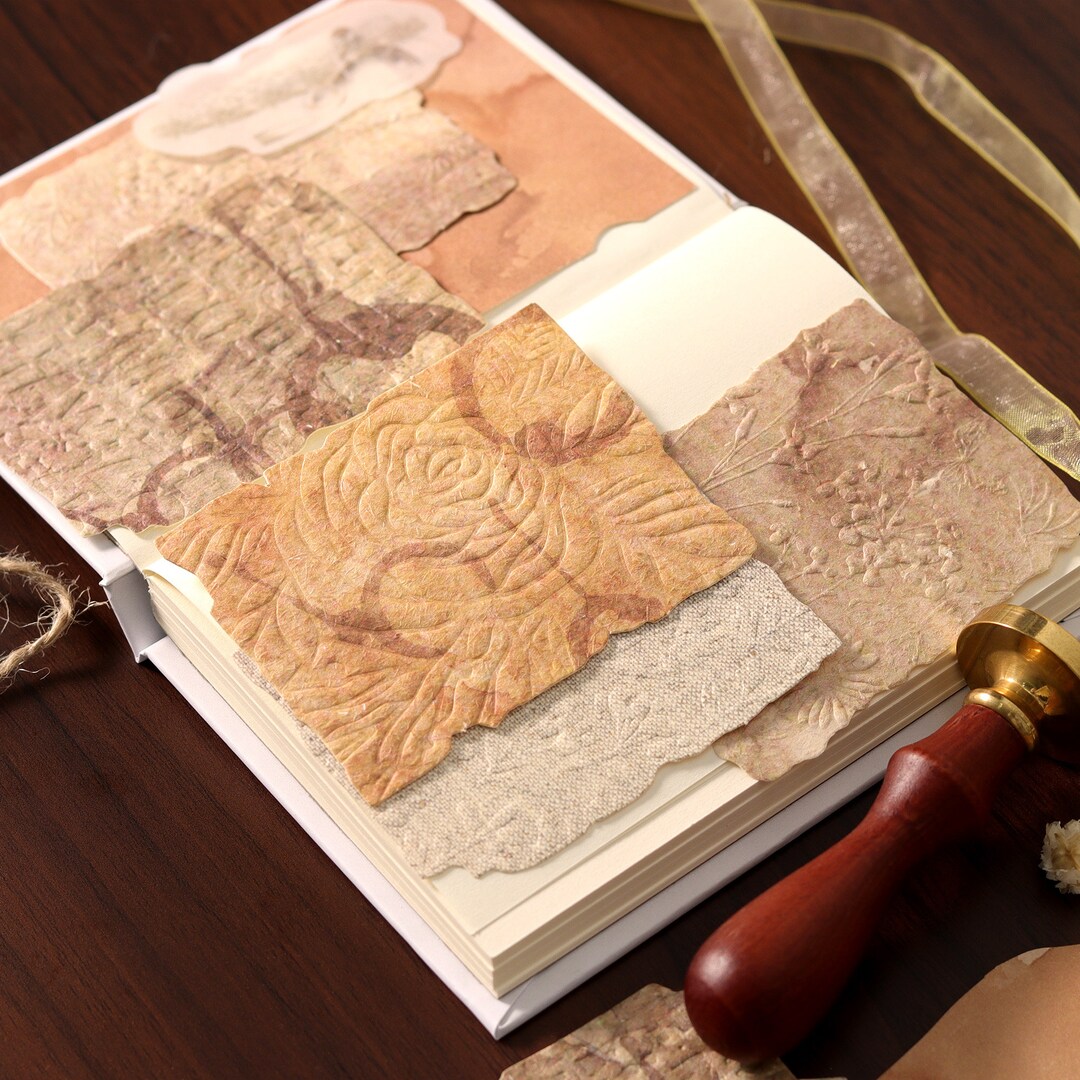 Mixed Paper Pack Texture Paper Bundle Set, Decoupage Paper for ...