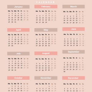 2024 Student Planner - Daily, Weekly, Monthly| Academic Calendar, Class ...