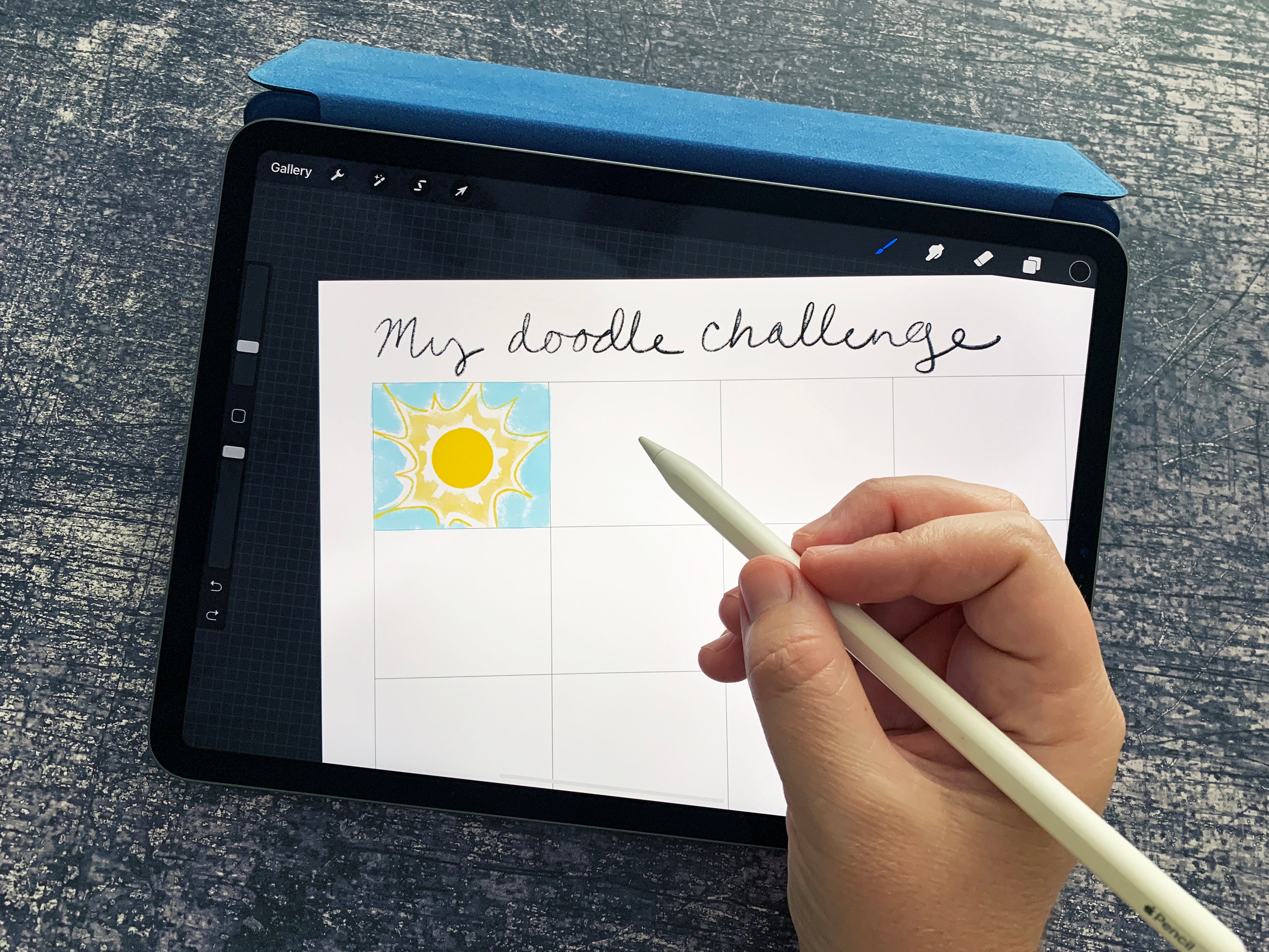 Make Your Own Doodle Challenge Blank Template Printable Download - Etsy