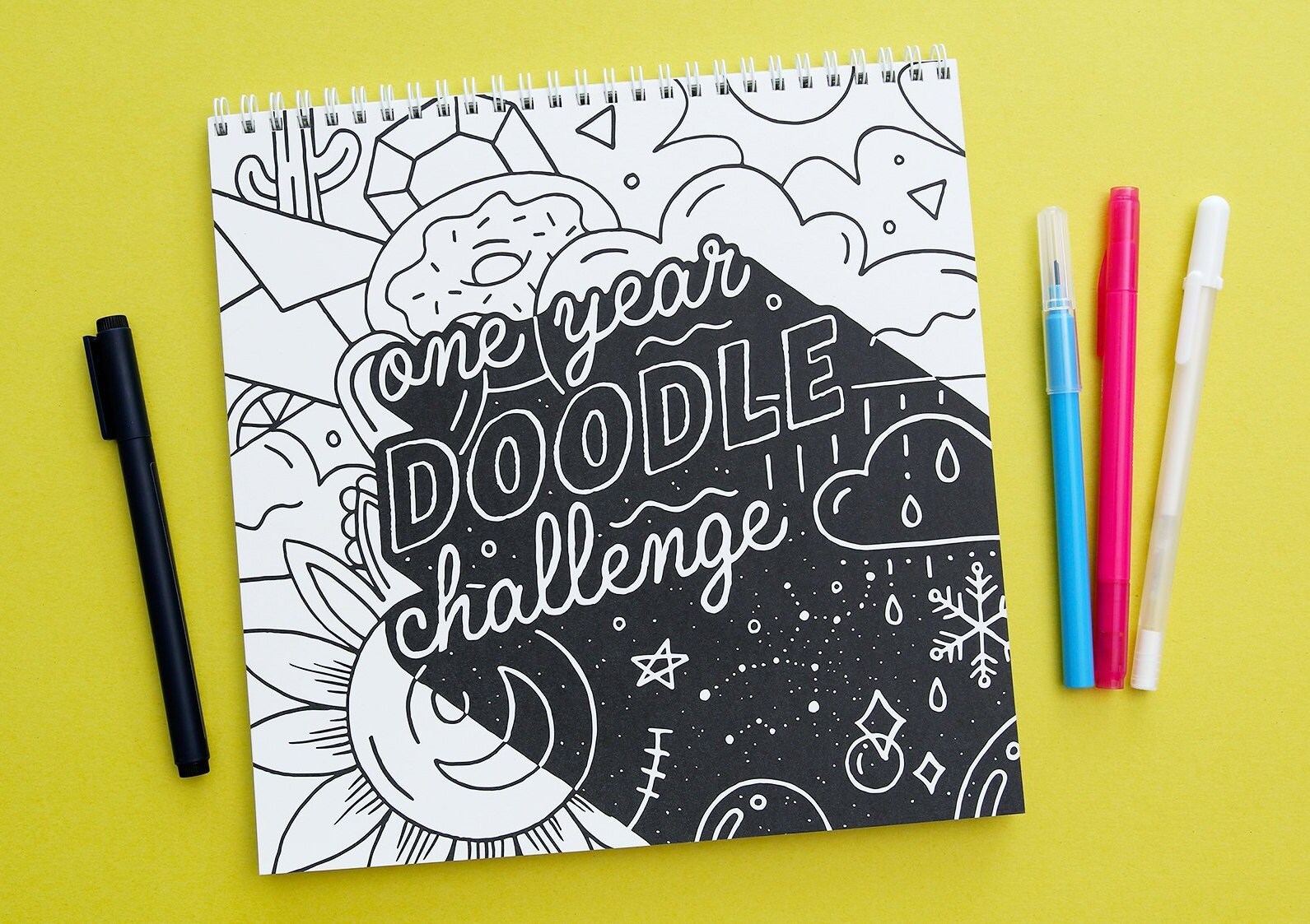 One Year Doodle Challenge Book | Etsy