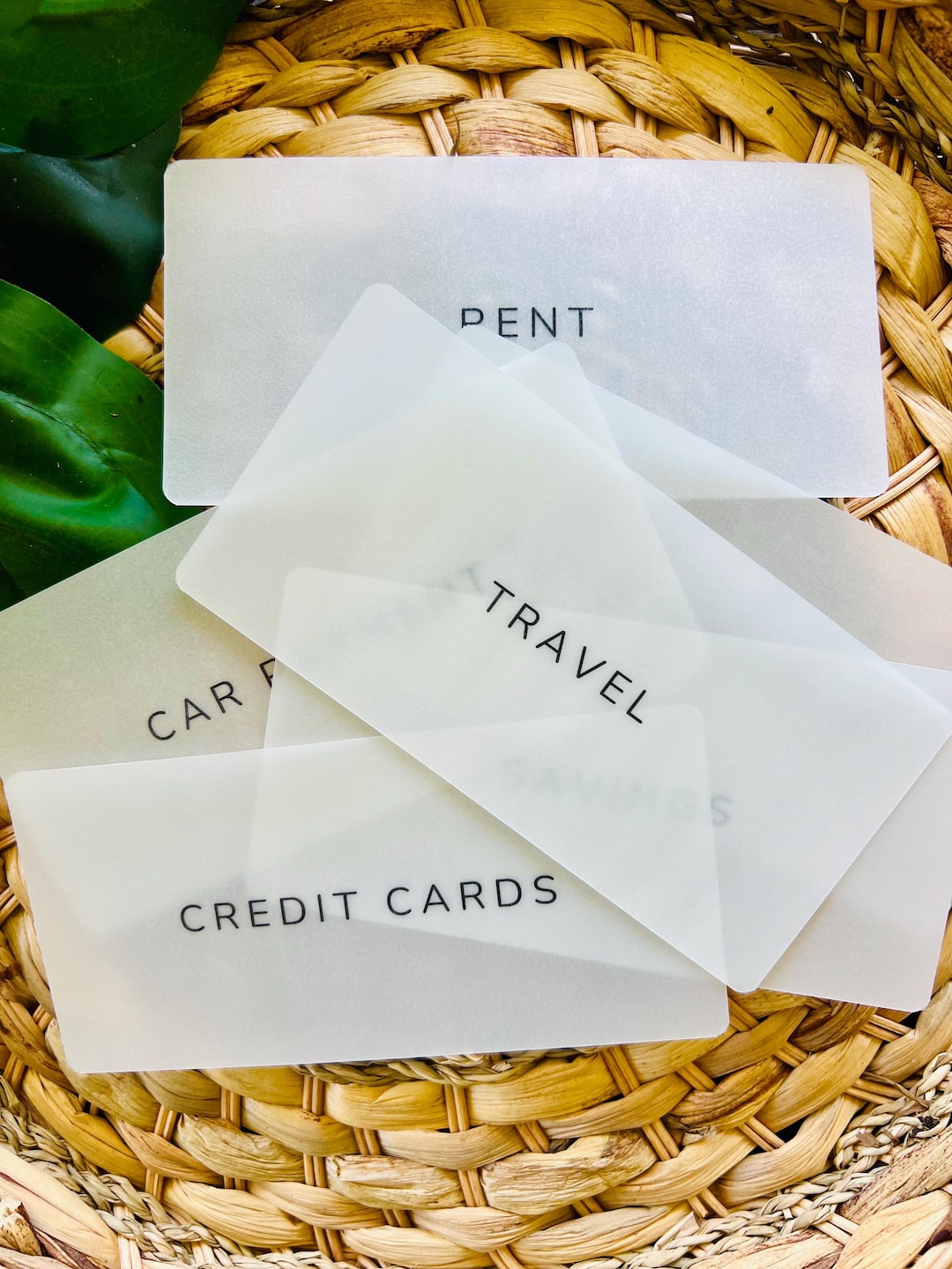 Custom A6 Matte Vellum Cash Envelope Inserts: Budgeting Placeholders - Etsy