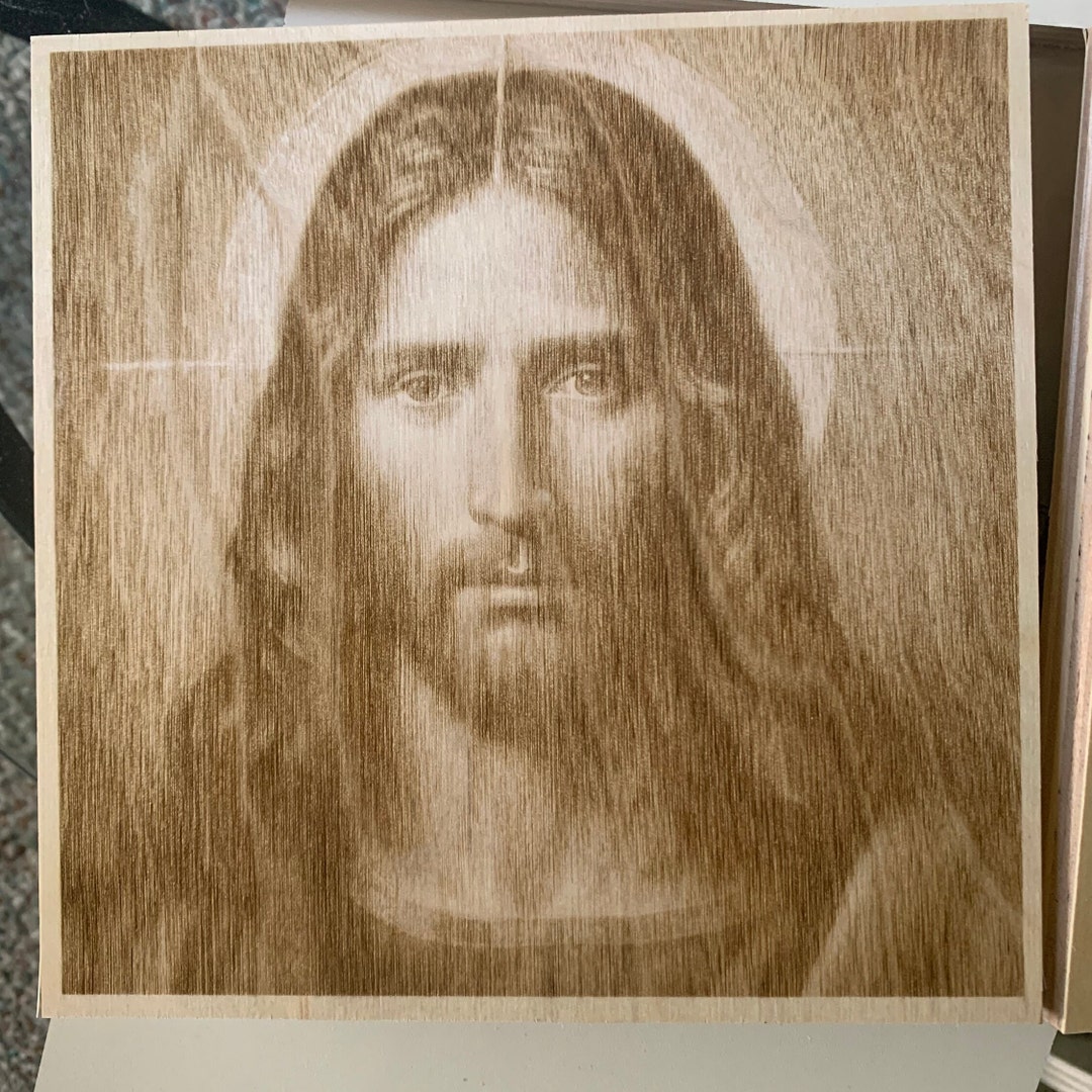 Authentic Wooden Jesus Christ Portrait - Etsy