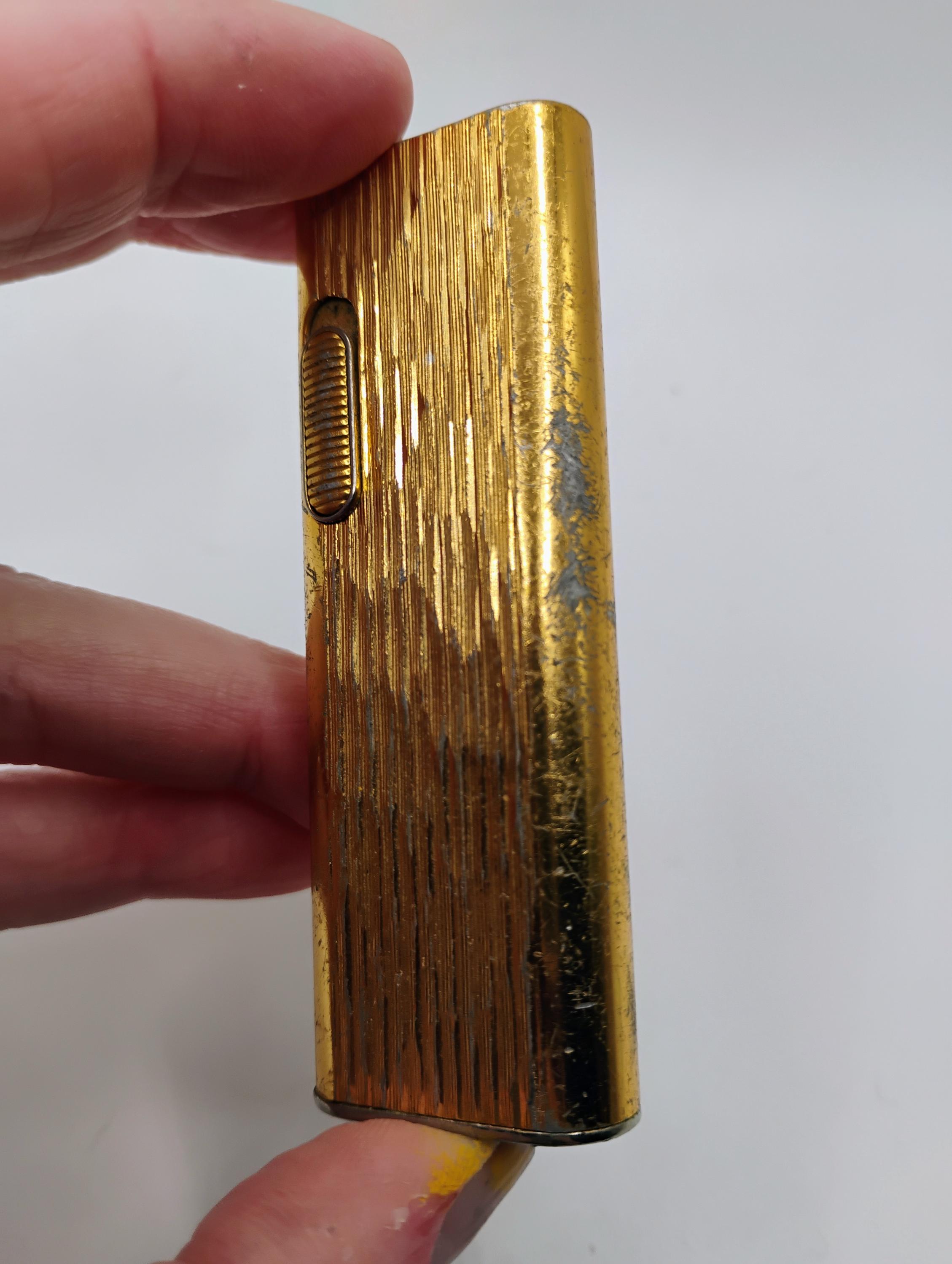 Vintage Colibri Electro-quartz Butane Lighter - Gold Tone - Side Push Ignition - 1970s Cigarette ...