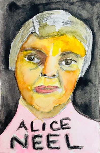 Alice Neel Self Portrait Paintings
