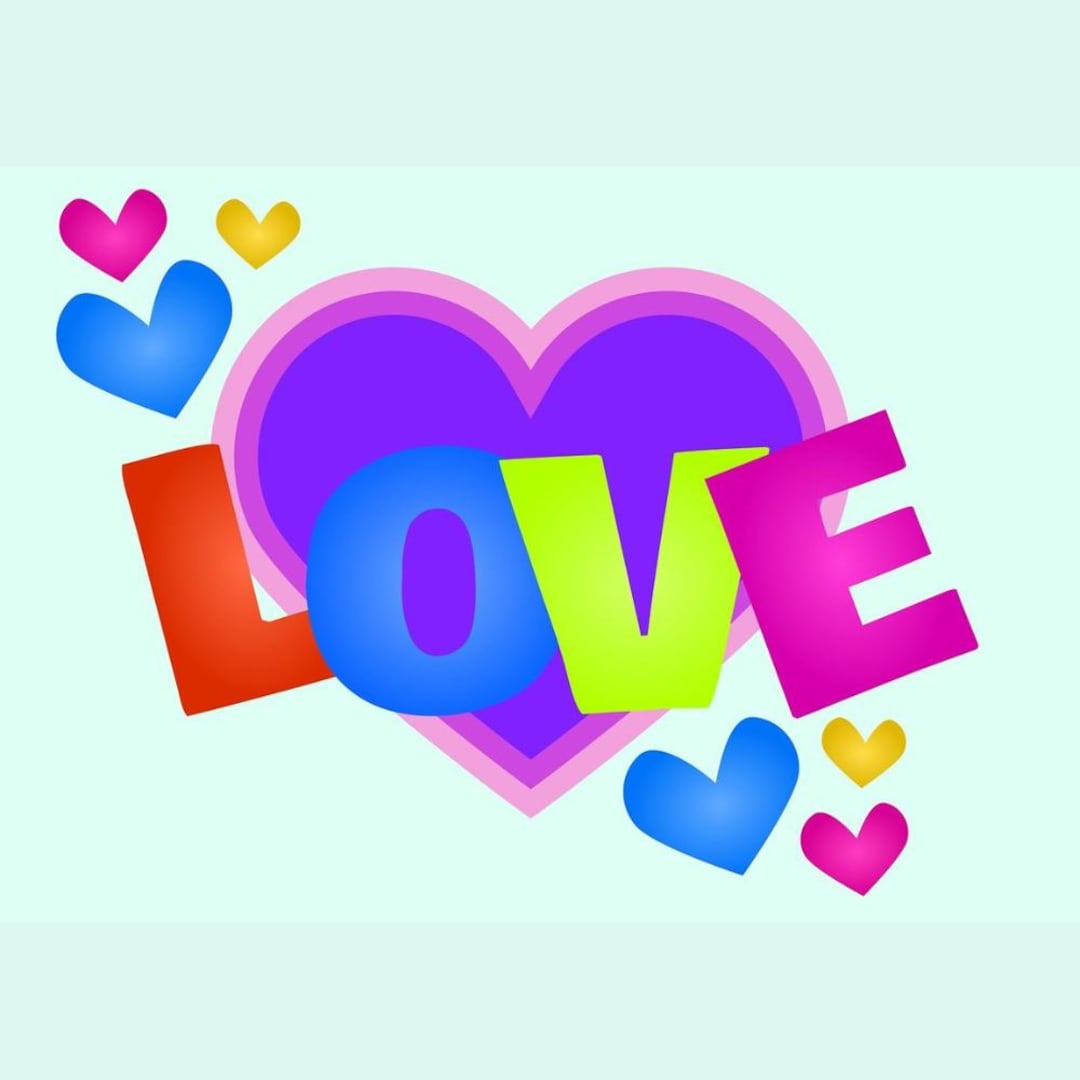 LOVE Crochet Patterns - 10 Colors - 6 Sizes - Pillow-tote Bag-afghan ...