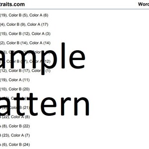 Marijuana Leaf Black Red Blue 6 Colors 60 Stitches Wide X 81 Rows High ...