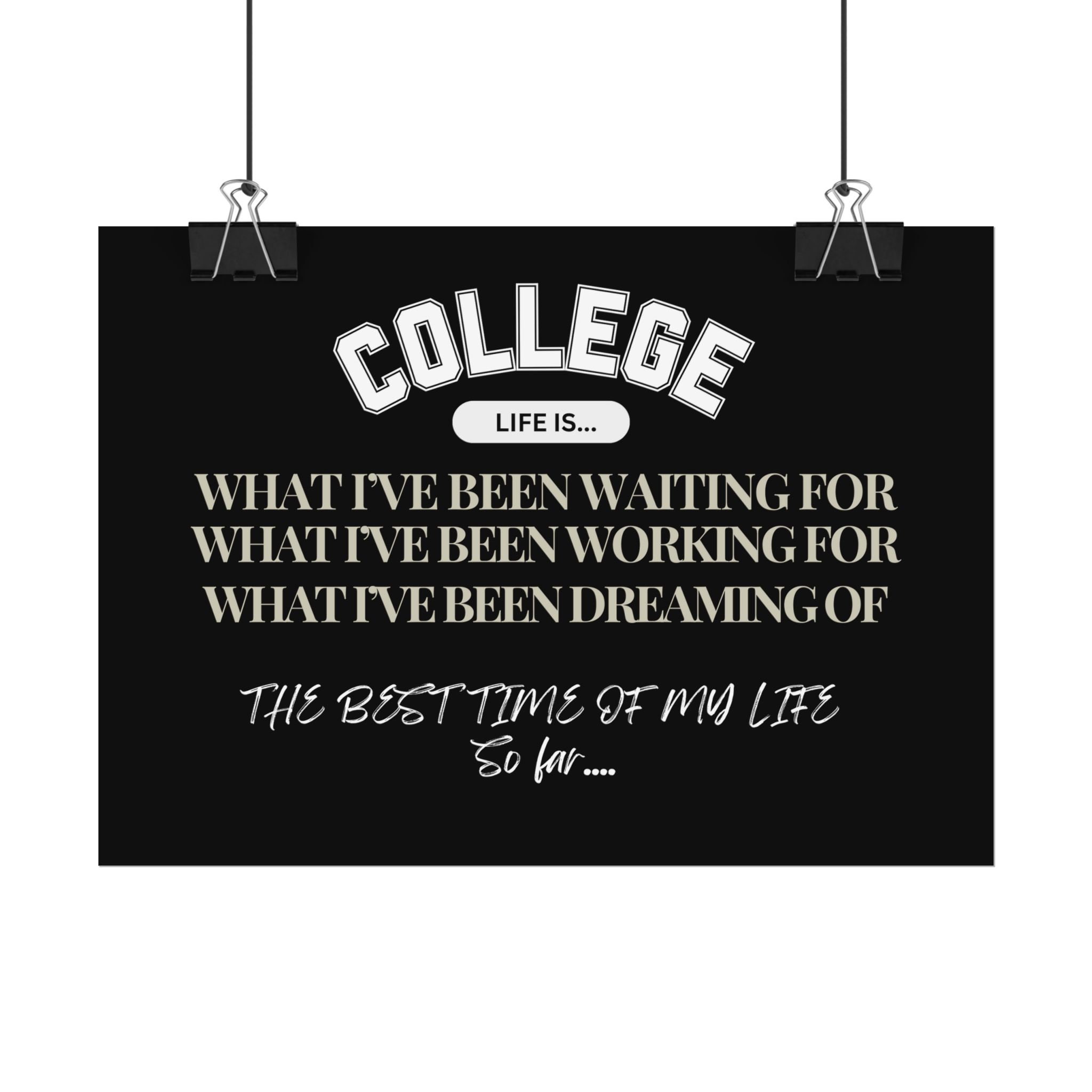 Dorm Wall Art, Dorm Poster, College Poster, Graduate Poster, Poster for ...