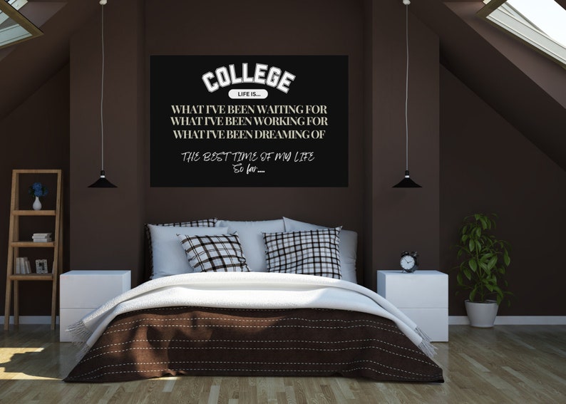 Dorm Wall Art, Dorm Poster, College Poster, Graduate Poster, Poster for ...