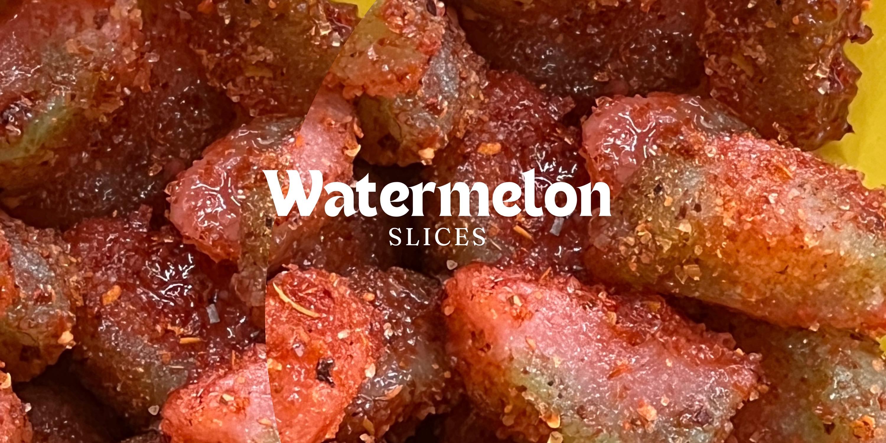 Watermelon Slices With Chamoy & Our Exclusive Chili Mix/chamoy Candy ...