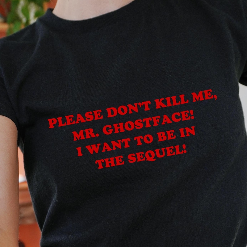 Scream Movie Crop Shirt - Etsy