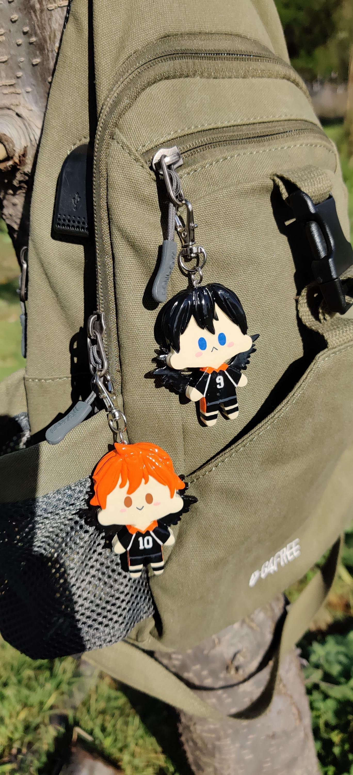 Haikyuu!! Bag Charms | Hand Sculpted and Hand Painted | Hinata Shoyo ...