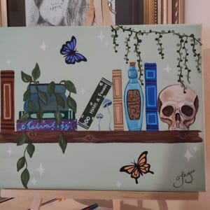 Adventure Shelf Painting | Original | Acrylic | Stretched Canvas | 8" X ...