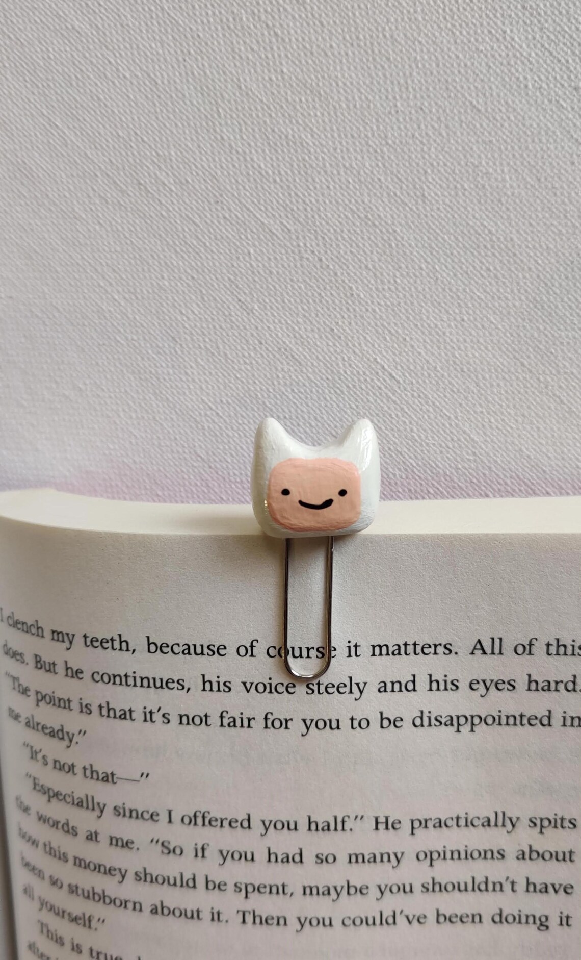 Clay Bookmark Paperclip Figurine | Cartoon | Cute | Minimal | Bookish ...