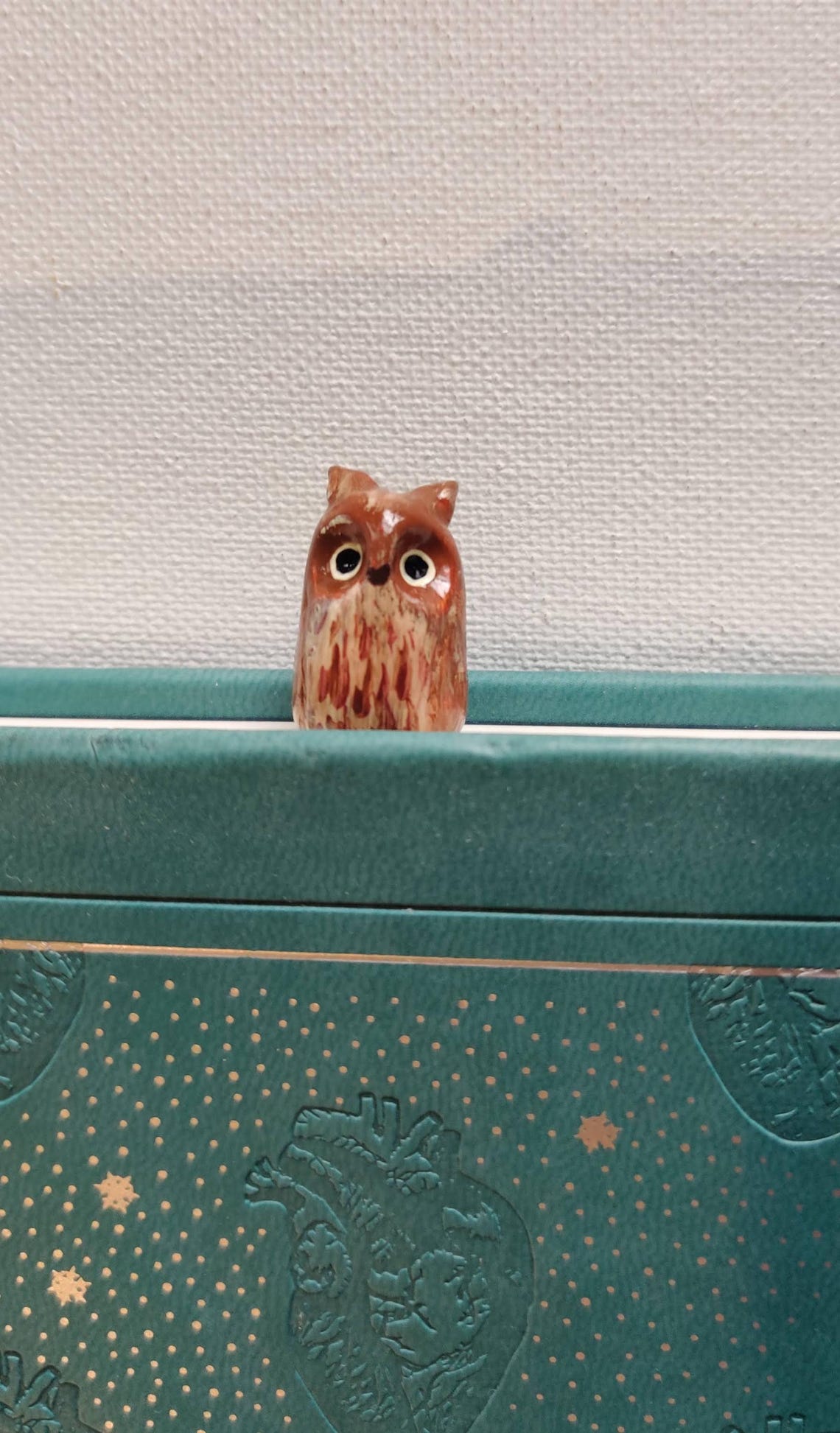Clay Bookmark Paperclip Figurine | Eastern Screech Owl | Cute | Minimal ...