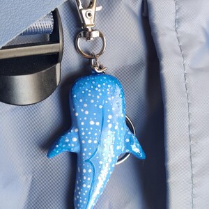 Whale Shark Keychain | Hand Sculpted and Hand Painted | Whale Shark ...