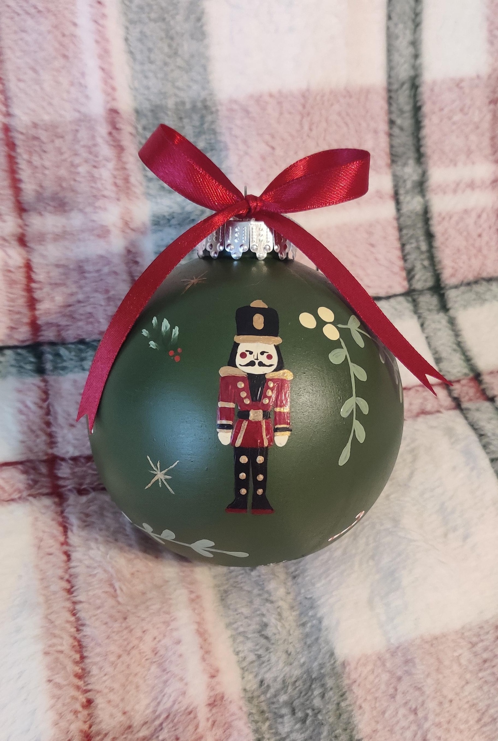 Hand-painted Christmas Nutcracker Ornament | Christmas | Christmas ...