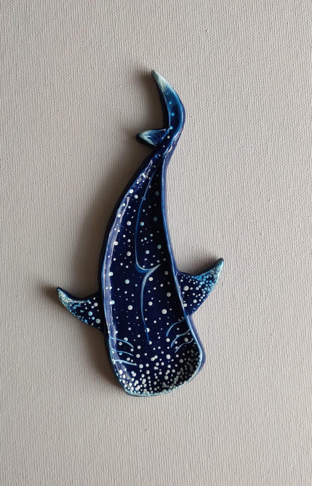 Whale Shark Trinket Dish | Whale Shark | Small | Handmade | Ocean Life ...
